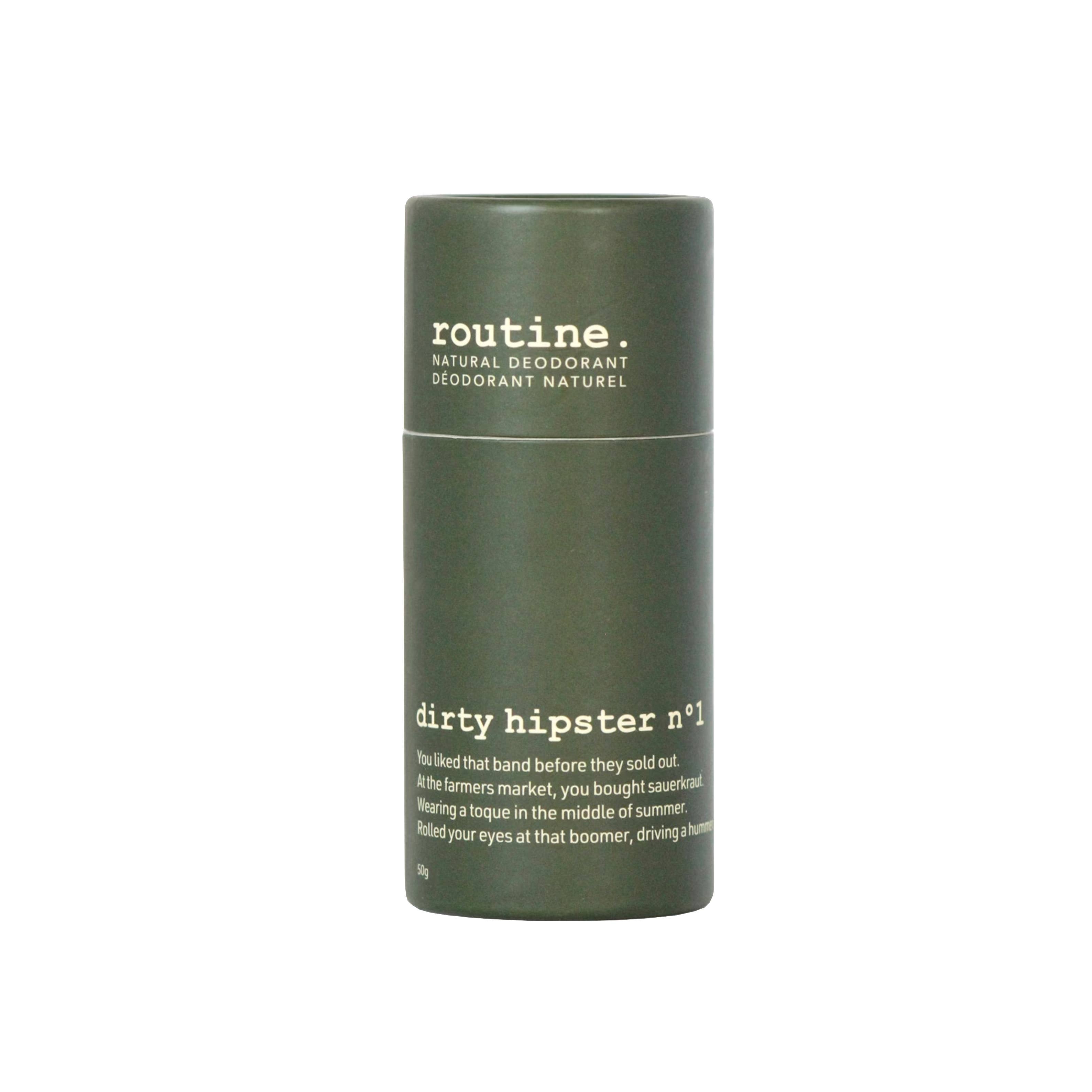ROUTINE Dirty Hipster Deodorant Stick – Cheung's Wellness